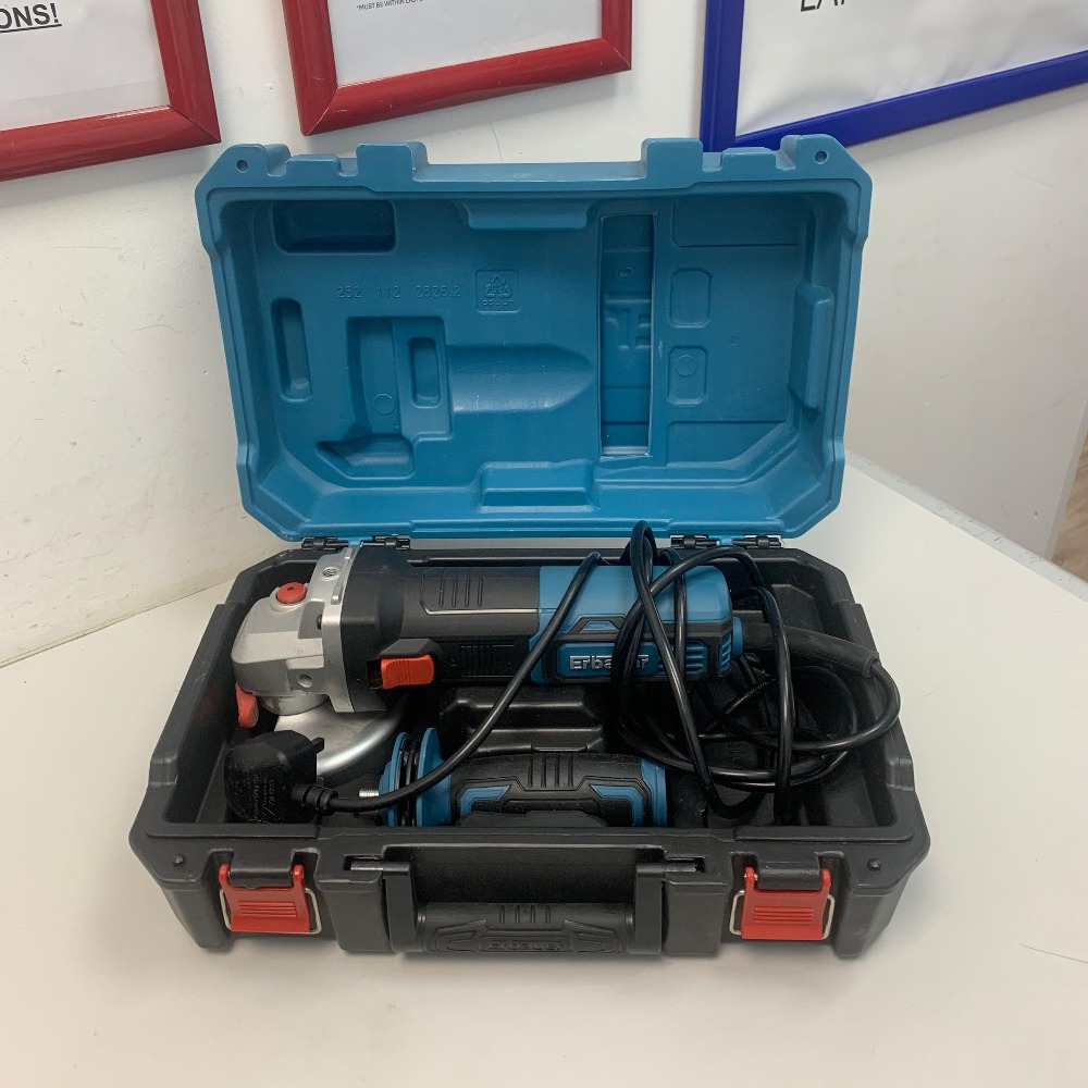 Pre-owned Erbauer 900W 240V 115mm Corded Angle grinder - EAG900-115 ...